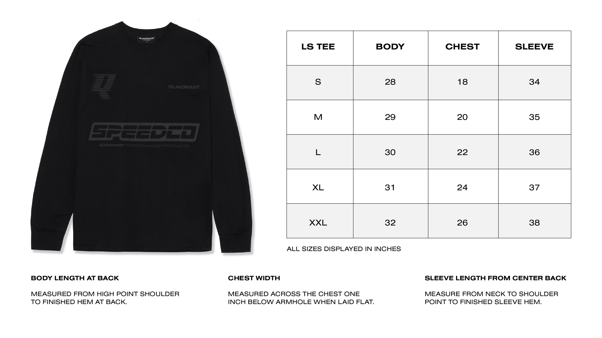 Size Guide – Quadrant